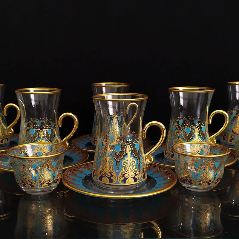 Arabic Coffee Cups Set - Etsy