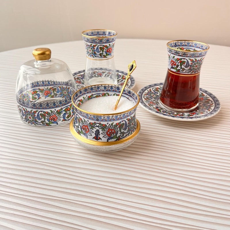 Turkish Tea Set - Etsy