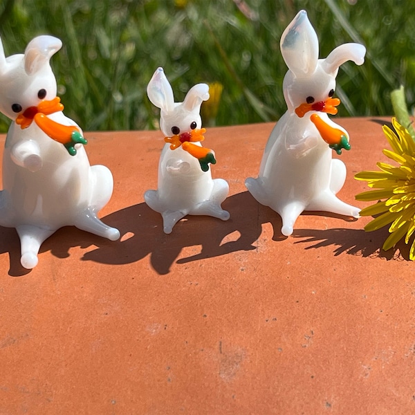 Glass Rabbit - Etsy