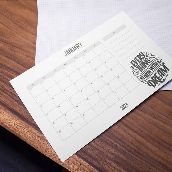 Motivational Calendars 2023 - Etsy
