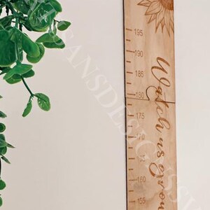 SVG Sunflower METRIC Growth Chart | Digital Design | SVG | Laser Cut ...