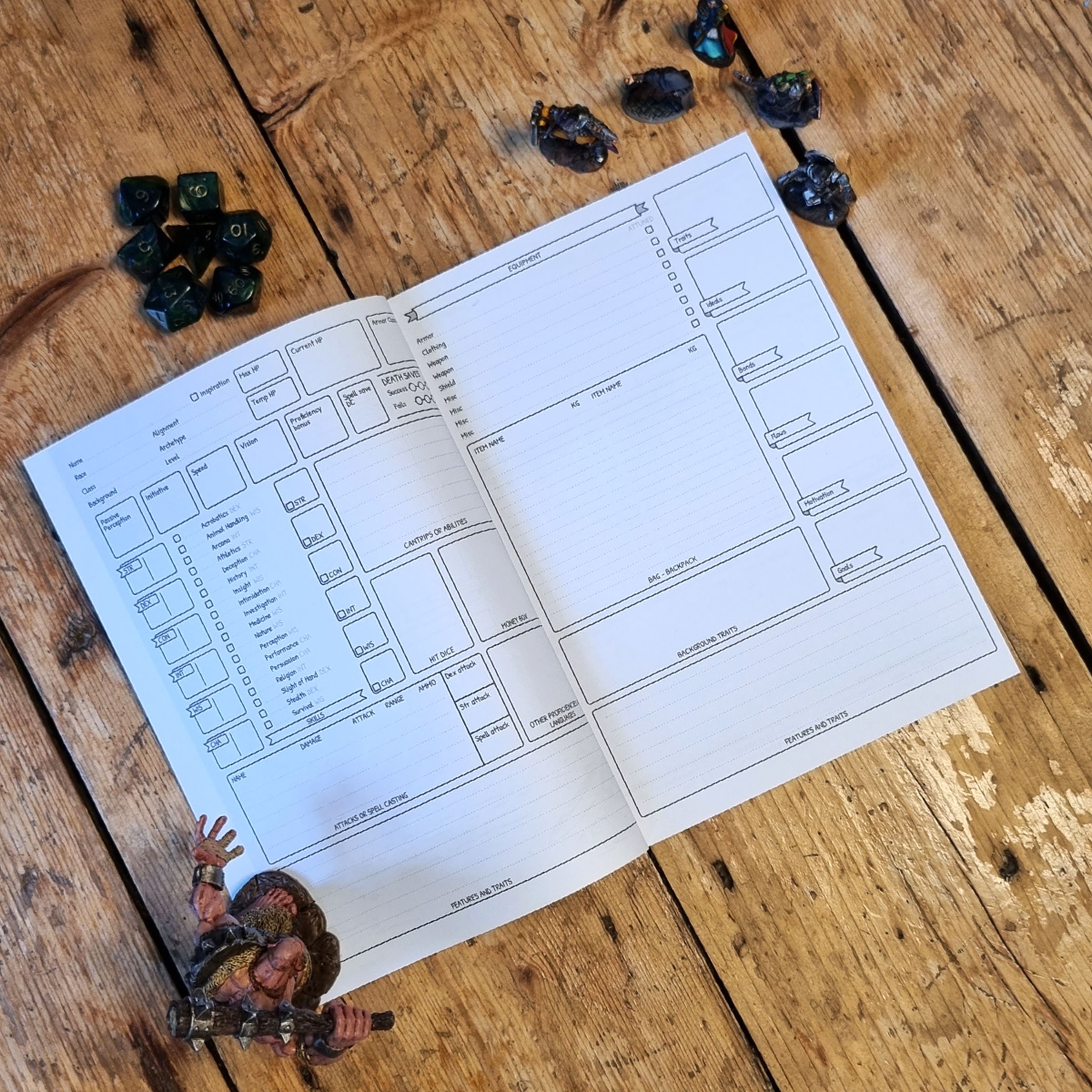 D&D Adventurers Journal 5E - Etsy UK
