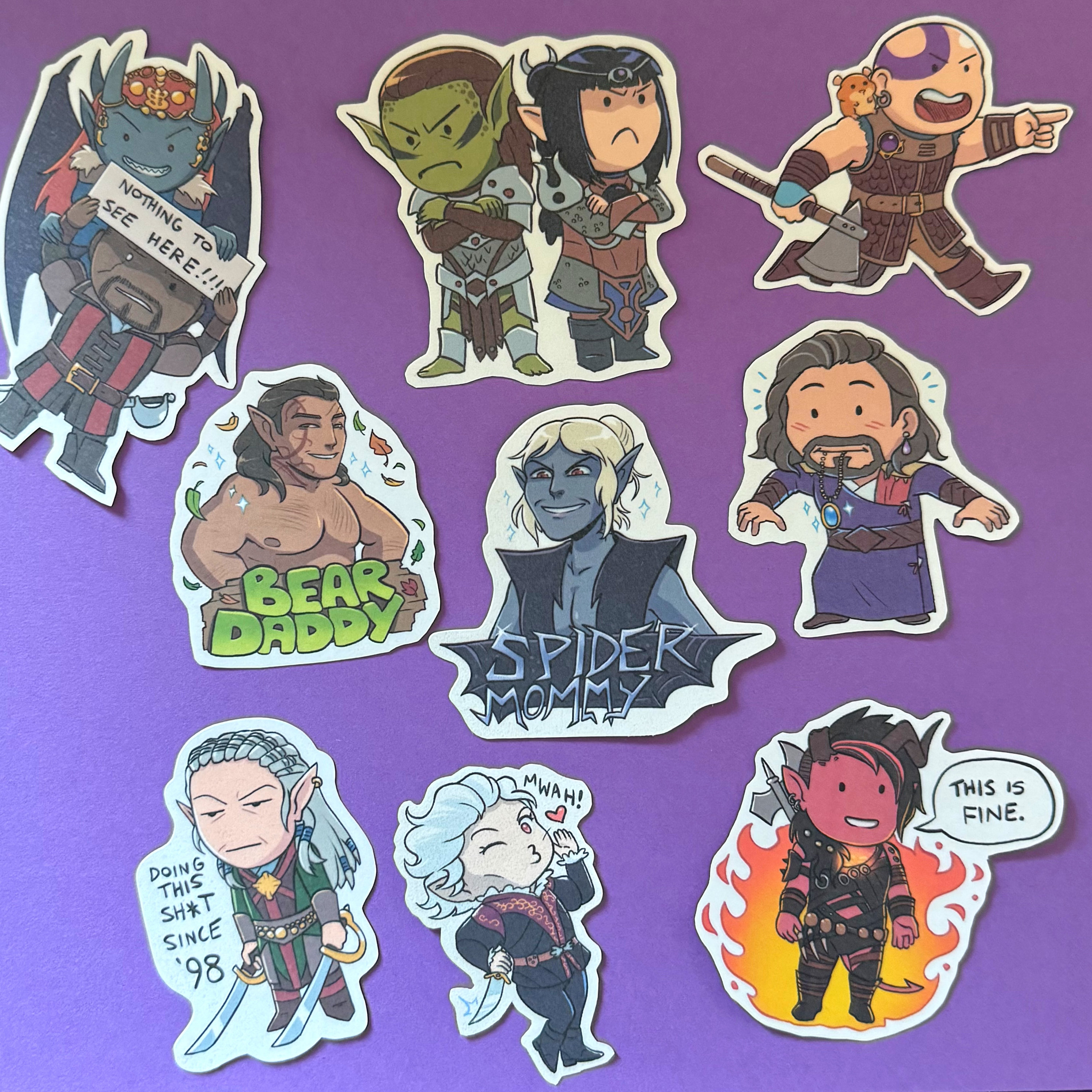 BG3, Karlach, Astarion, Halsin, Wyll, Gale, Laezel, Shadowheart, Minsc ...