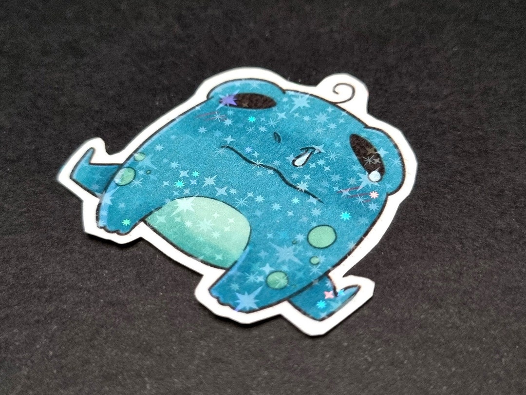 Sad Frog Sticker - Etsy