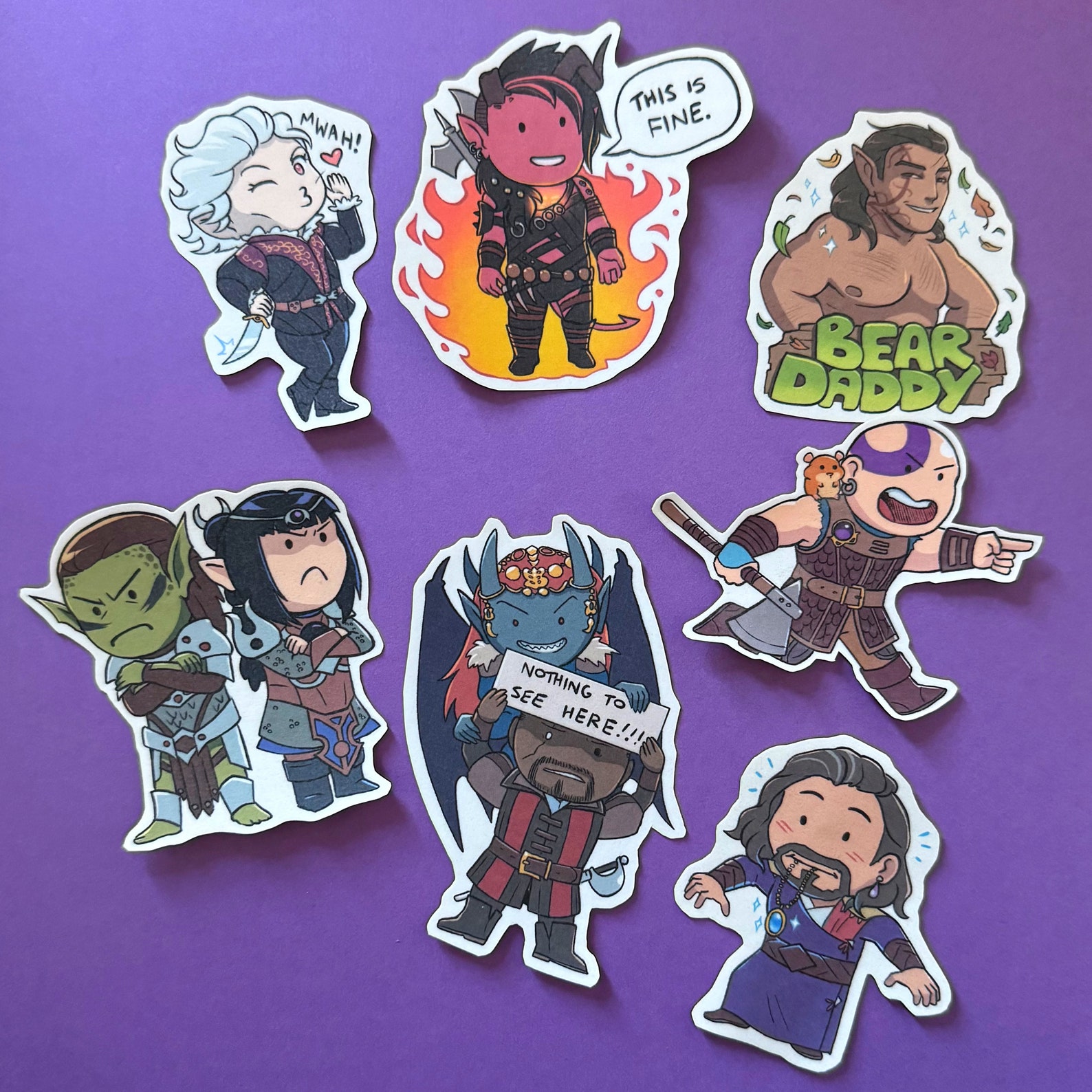 BG3 Karlach Astarion Halsin Wyll Gale Laezel - Etsy