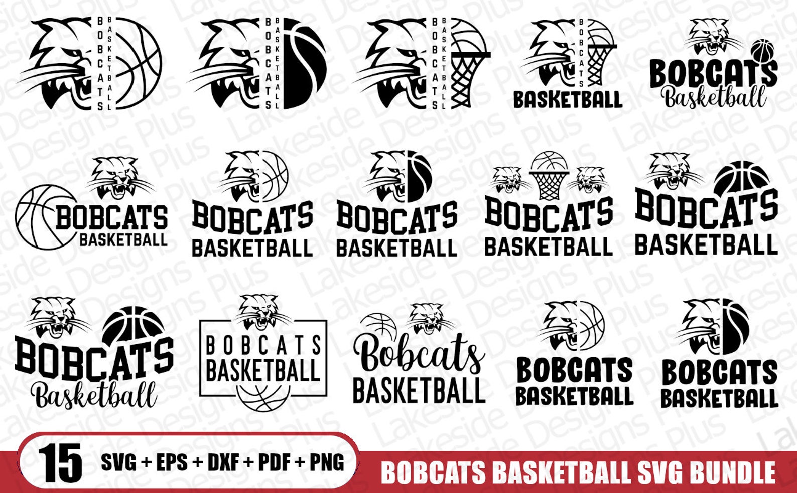 Bobcats Basketball SVG, Bobcats Basketball Svg Dxf Png Eps Pdf Bundle ...