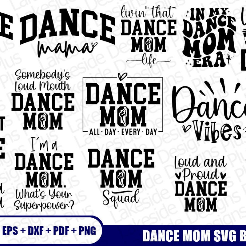 Dance Mom Svg - Etsy