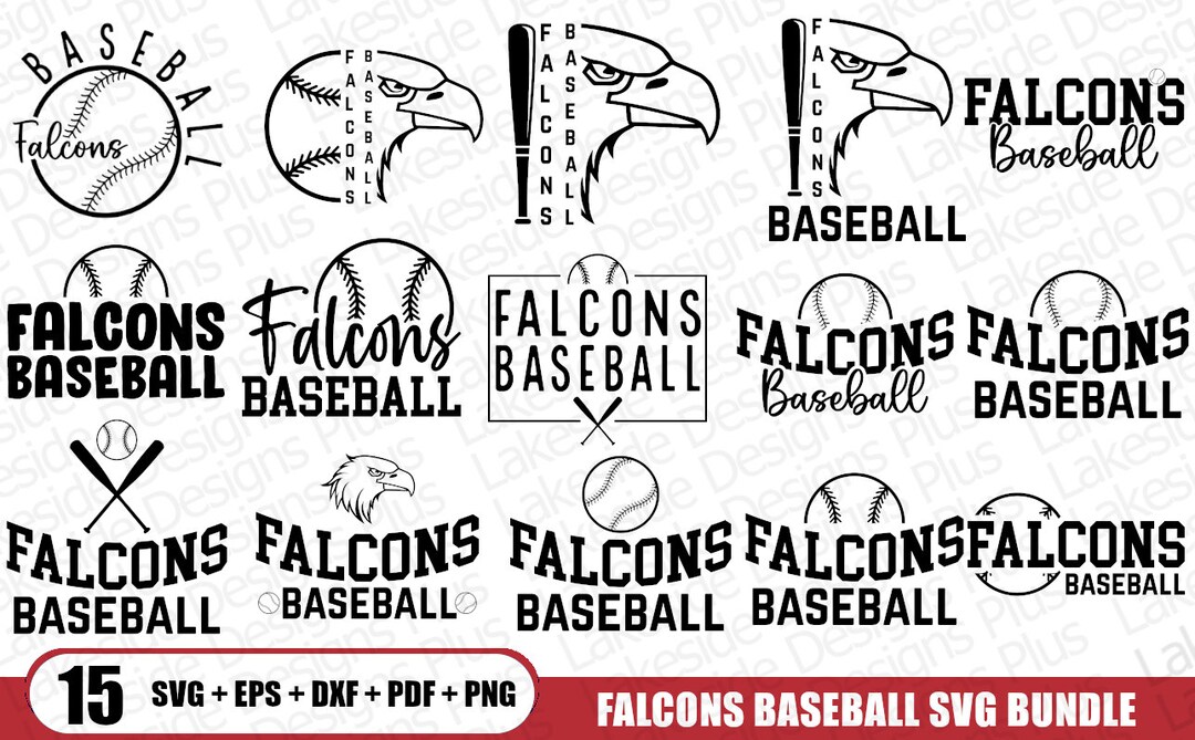 Falcons Baseball SVG, Falcons Baseball Svg Dxf Png Eps Pdf Bundle ...