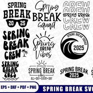 Spring Break SVG, Spring Break Shirt Png, Spring Break Cricut, Spring ...
