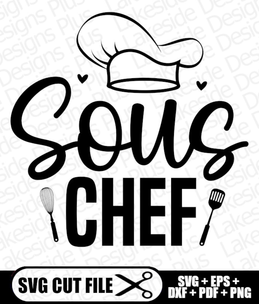 Sous Chef SVG, Sous Chef SVG, Sous Chef Shirt Png, Sous Chef Cricut ...