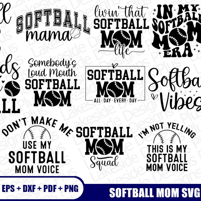 Softball Mom Shirts - Etsy