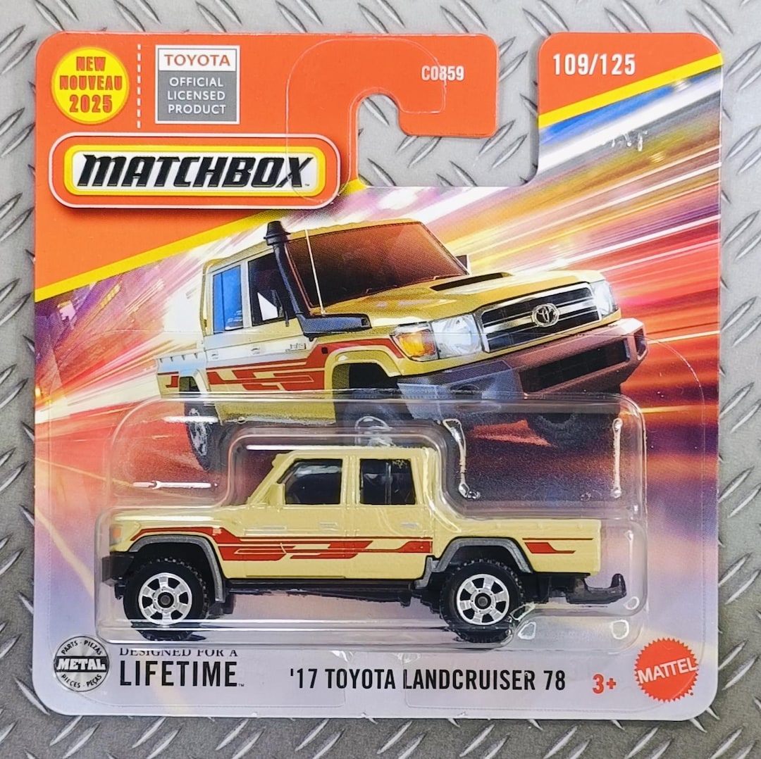 Matchbox '17 Toyota Landcruiser 78 Rare Miniature Collectible Model ...
