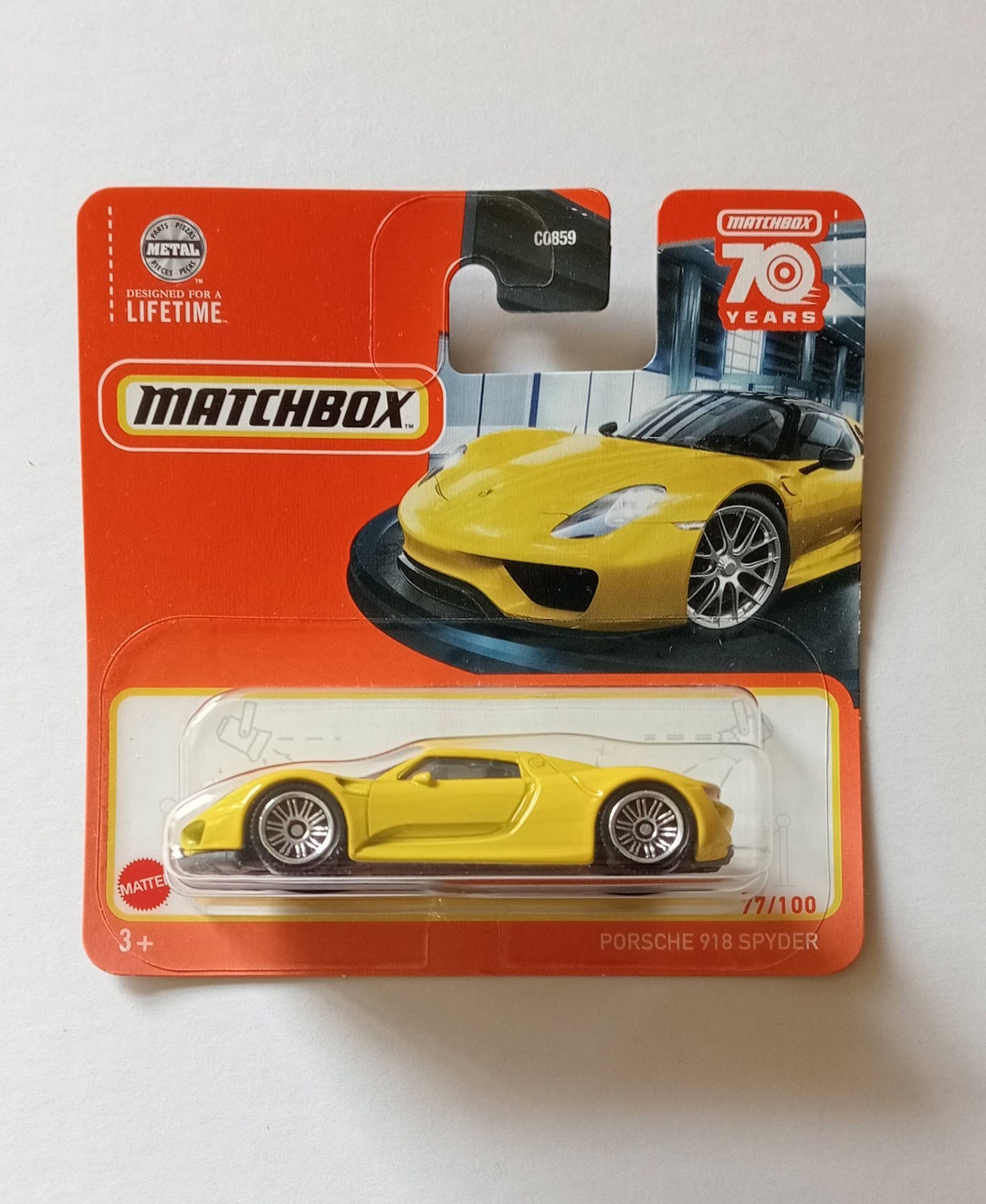 Matchbox Porsche 918 Spider Rare Collectible Model 1.64 Scale Four ...