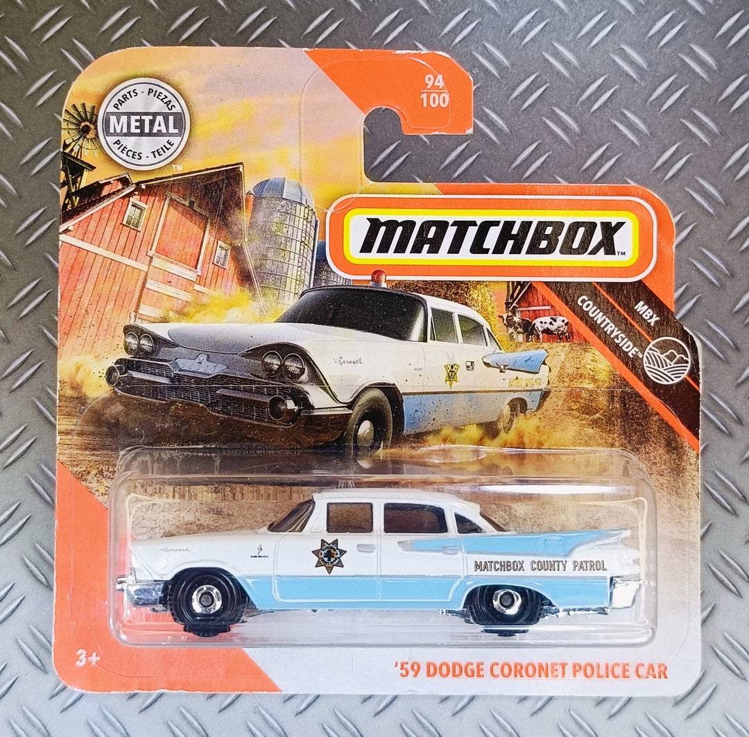 Matchbox 59 Dodge Coronet Police Car Rare Collectible Miniature Model 1 ...