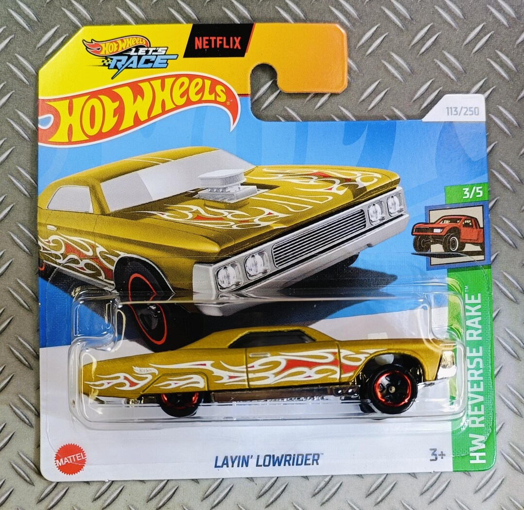 Hot Wheels Layin Lowrider Rare Collectible Miniature Model 1/64 Scale ...