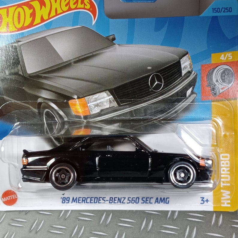 Hot Wheels Mercedes Benz 560 Sec AMG Rare Collectible Miniature Model 1 ...