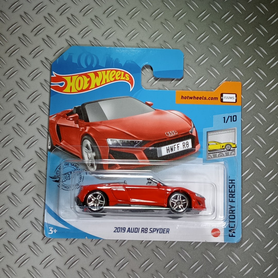 Hot Wheels 2019 Audi R8 Spyder Rare Collectible Miniature Model 1.64 ...