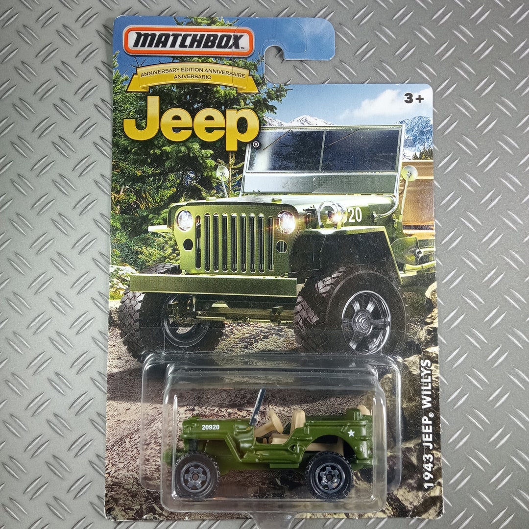 Matchbox 1943 Jeep Willys Rare Collectible Miniature Model 1/64 Scale ...