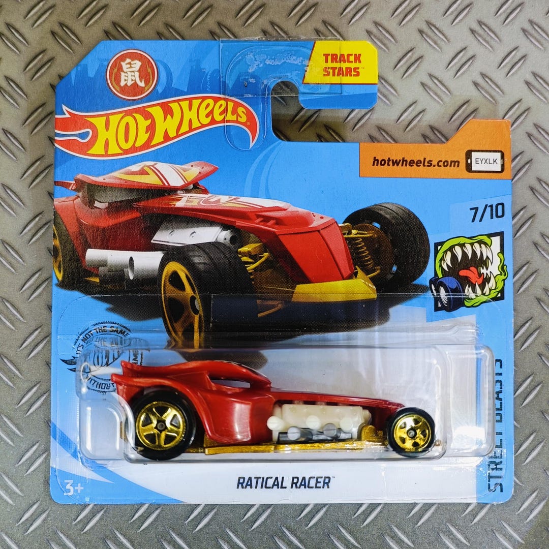 Hot Wheels Ratical Racer Rare Collectible Miniature Model 1/64 Scale ...