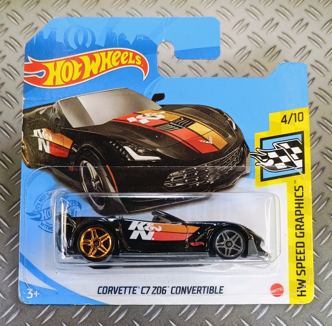Hot Wheels Corvette C7 Z06 Convertible Rare Collectible Miniature Model ...