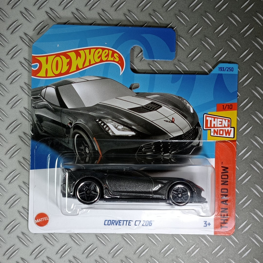 Hot Wheels Corvette C7 Z06 Diecast Model Car Miniature Car Scale 1:64 ...