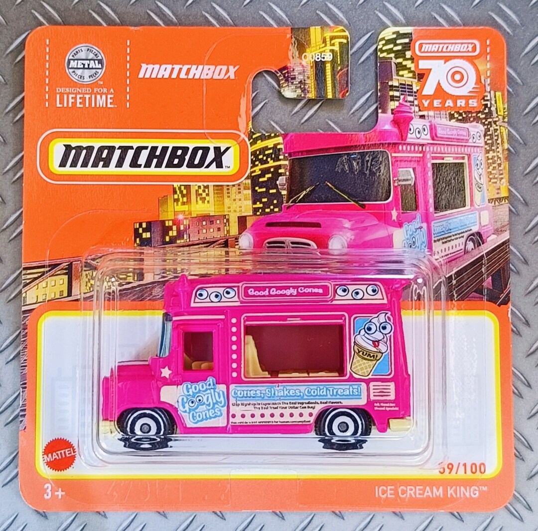 Matchbox Ice Cream King Rare Collectible Miniature Model 1:64 Scale ...