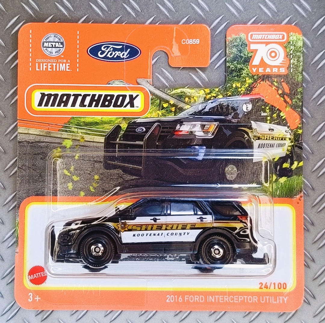 Matchbox 2016 Ford Interceptor Utility Rare Collectible Model Miniature ...