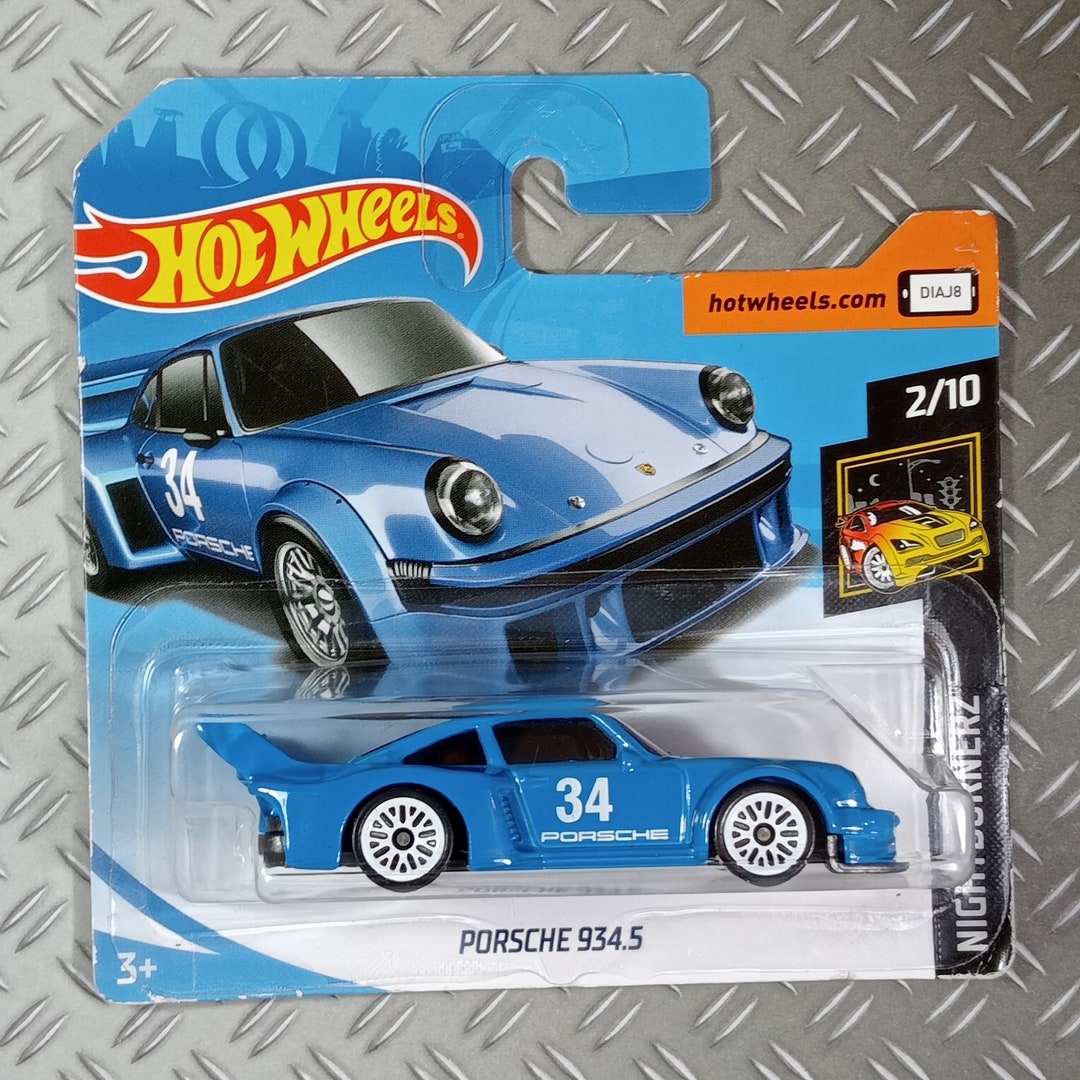 Hot Wheels Porsche 934,5 Diecast Model Car Miniature Car 1:64 Scale ...