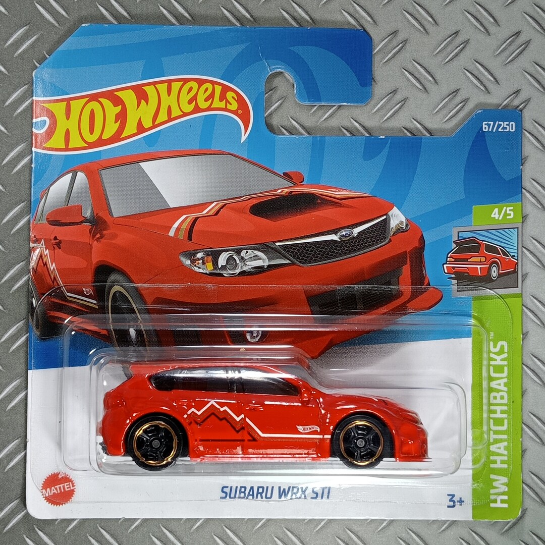 Hot Wheels Subaru Wrx Sti Diecast Model Car Miniature Car Scale 1:64 ...