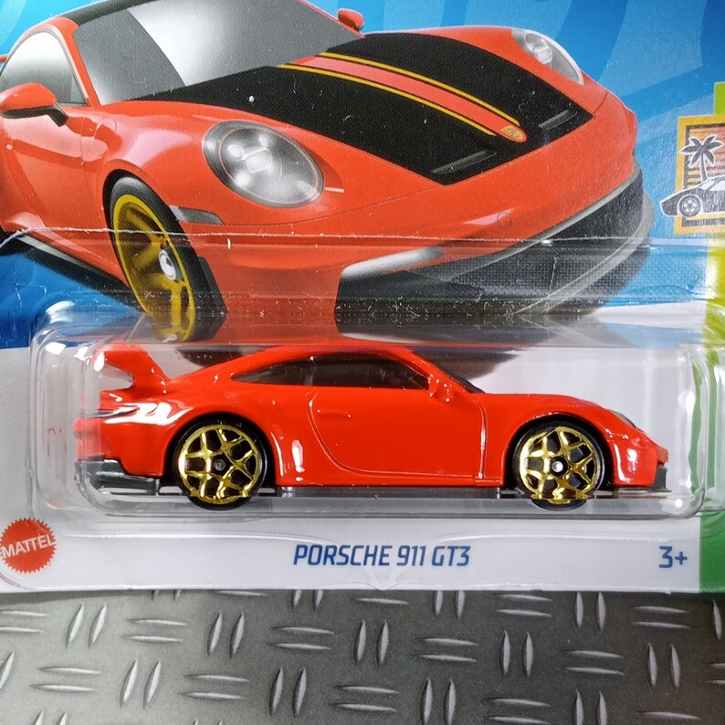 Hot Wheels Porsche 911 GT3 Rare Collectible Miniature Model 1/64 Scale ...