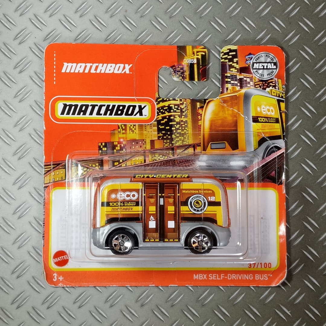 Matchbox Mbx Self Driving Bus Miniature Car Model Collectible Gift Idea ...