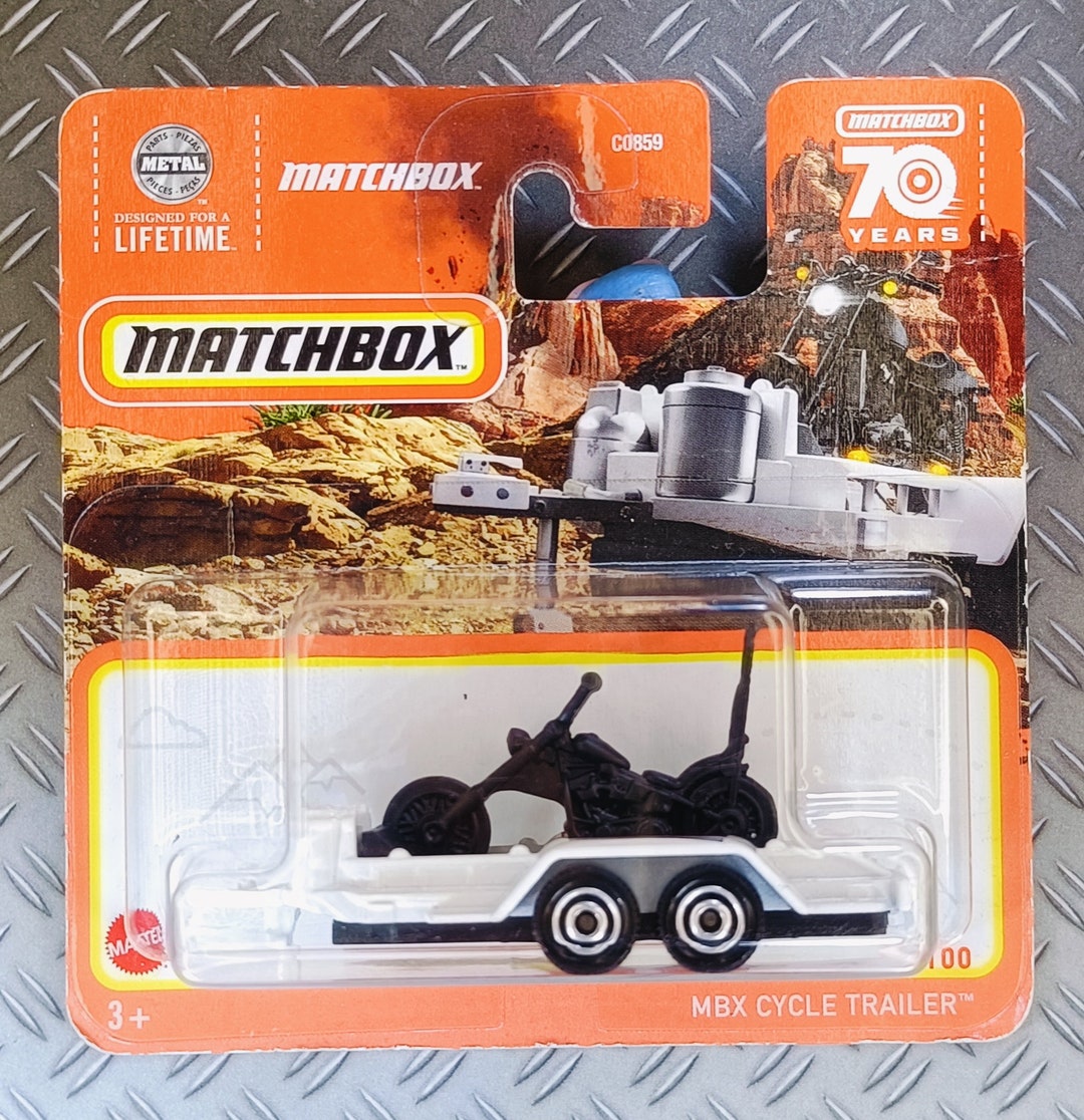 Matchbox MBX Cycle Trailer Rare Collectible Miniature Model 1/64 Scale ...