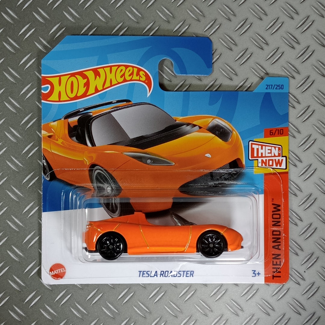 Hot Wheels Tesla Roadster Rare Collectible Miniature Model 1:64 Scale ...
