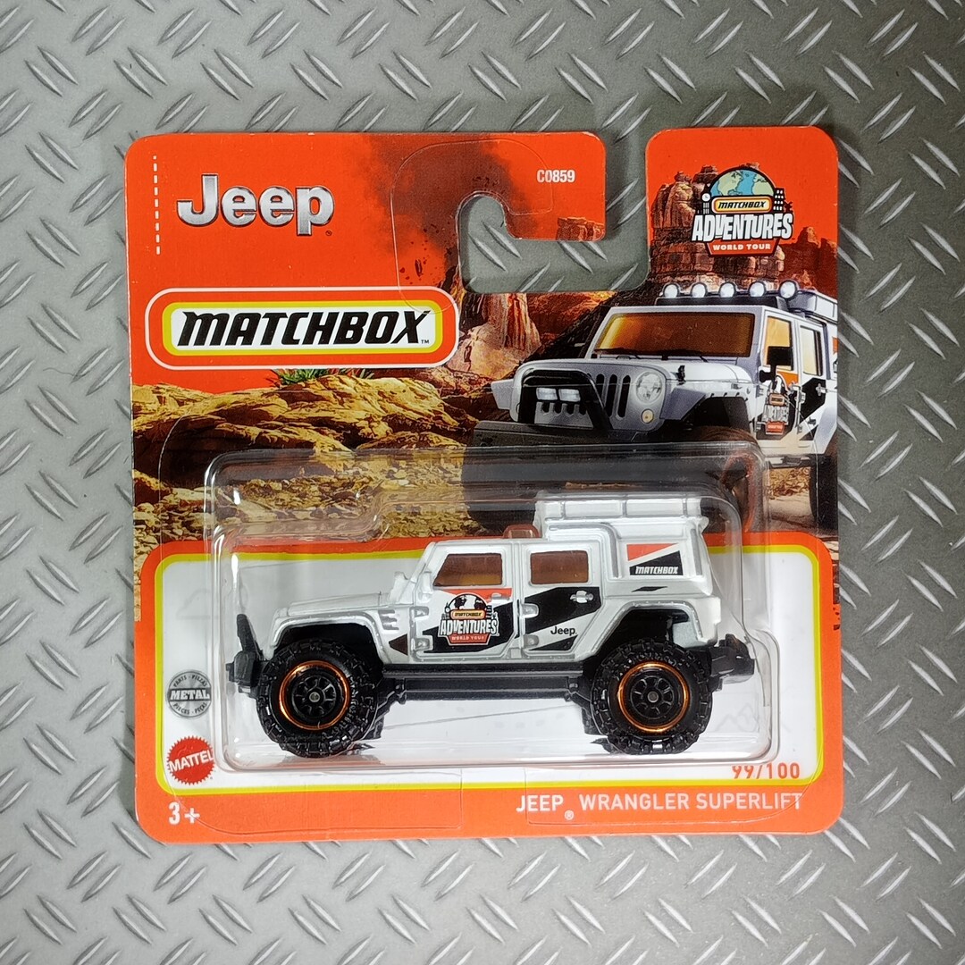 Matchbox Jeep Wrangler Superlift Diecast Model Car Miniature Car Scale 1:64 Collectible Car Gift ...