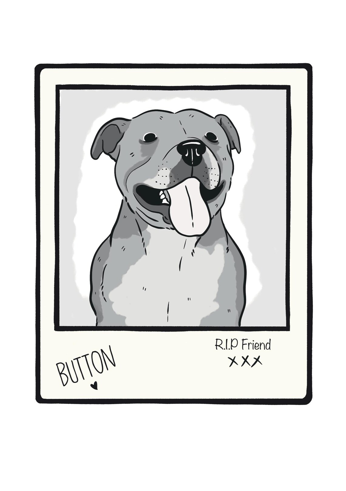 Digital Custom Pet Portrait, Line Art Drawing, Dog Portrait, Cute Pet ...