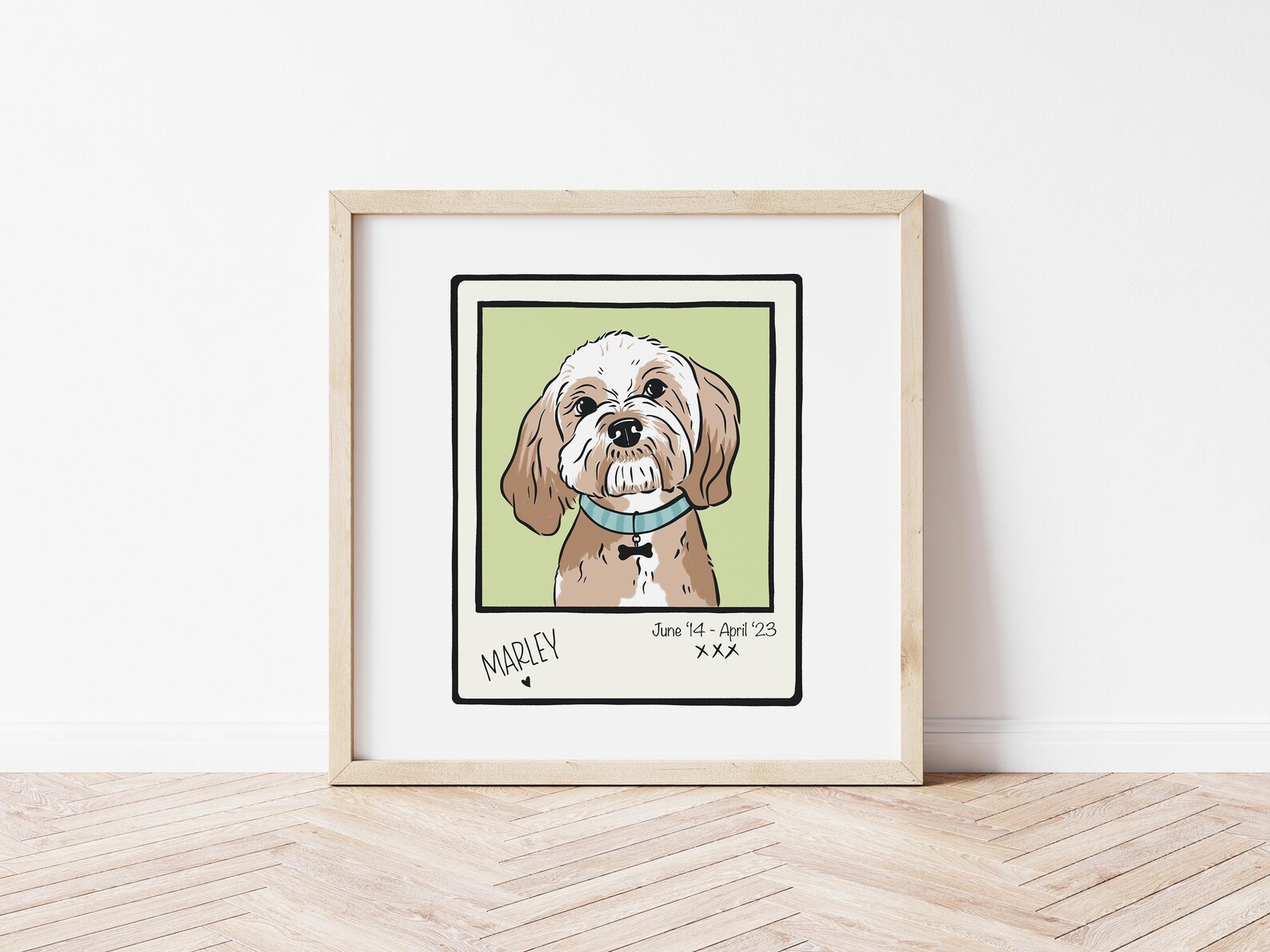 Digital Custom Pet Portrait, Line Art Drawing, Dog Portrait, Cute Pet ...
