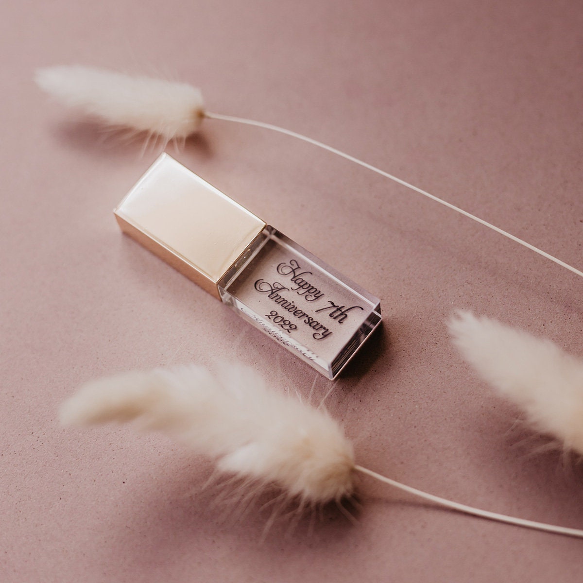 Crystal Wedding USB Flash Drive 3.0 Fast Custom Personalized USB Drive ...