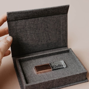 USB Box With 3.0 Crystal USB Drive | Personalized USB Packaging for ...