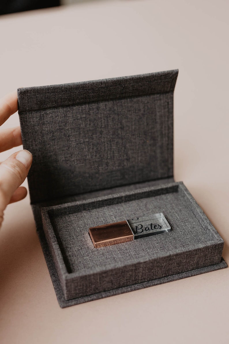 USB Box With 3.0 Crystal USB Drive | Personalized USB Packaging for ...