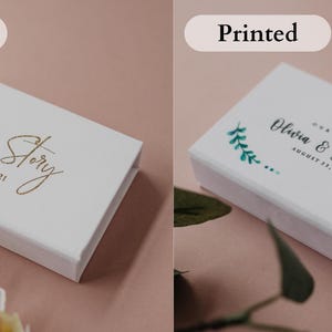 6x8 Wedding Photo Box and USB Flash Drive | White Photo and USB Box ...