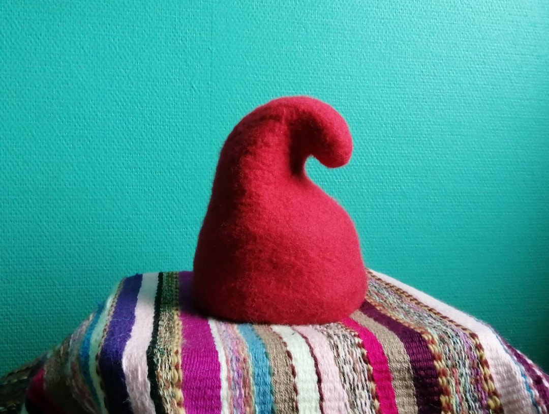 Phrygian Red Felt Wool Hat Medieval Men's and Women's Liberty Cap ...