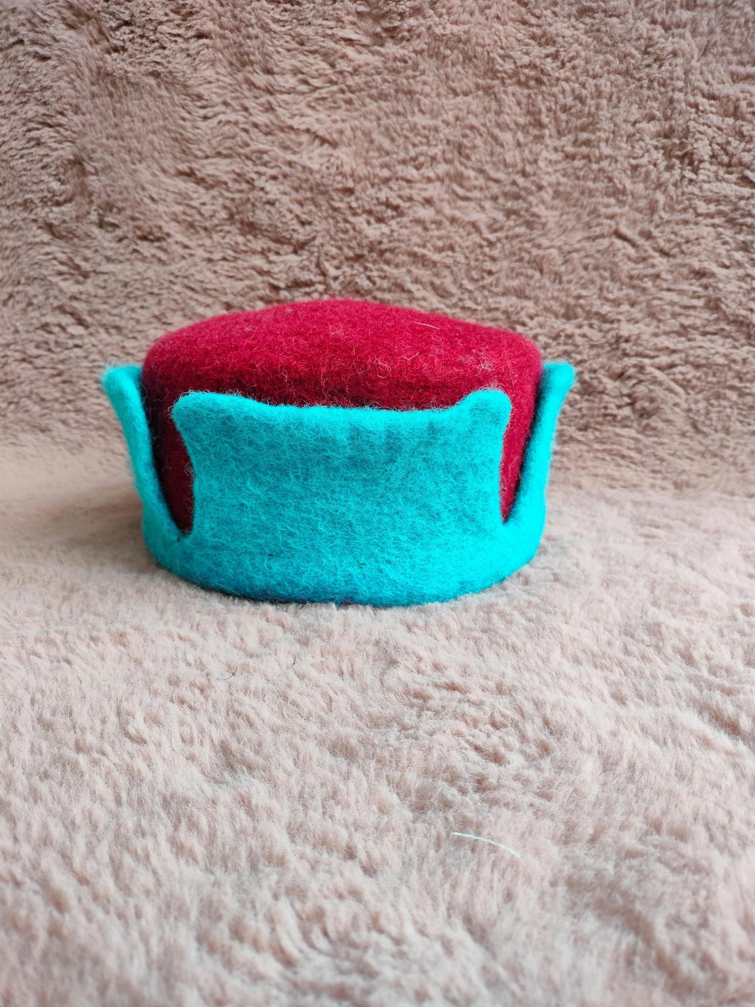 Wool Felted Slavic Historical Medieval Hat, Magierka for Historical ...