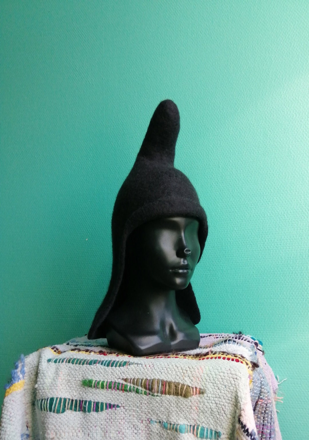 Felted Horned Scythian Men's Medieval Hat for Festivals of - Etsy