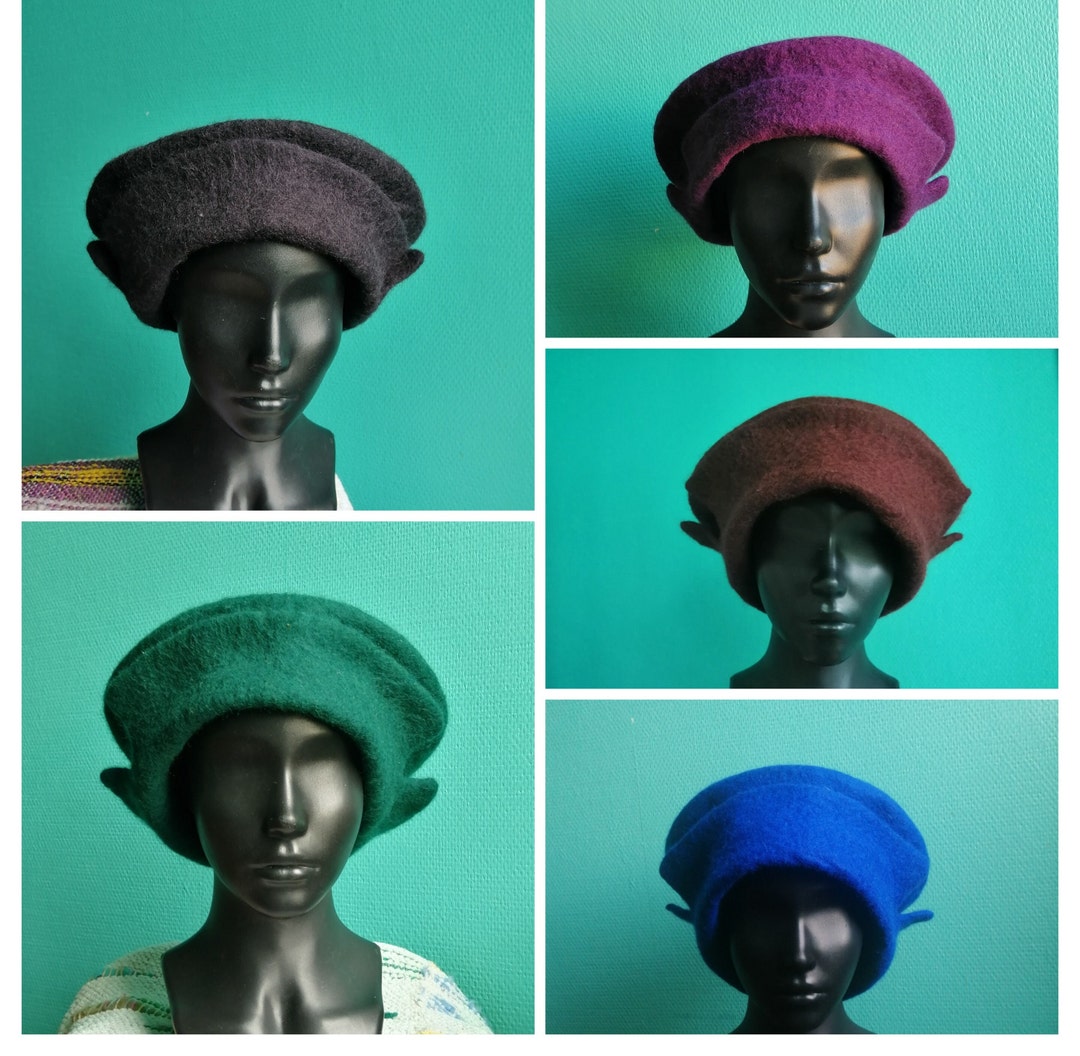 Men's Medieval Felted Woolen Hat of King Richard, Thomas More ...