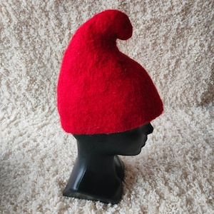 Phrygian Red Felt Wool Hat Medieval Men's and Women's Liberty Cap ...