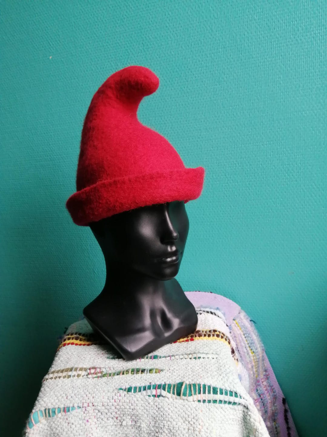 Phrygian Red Felt Wool Hat Medieval Men's and Women's Liberty Cap ...