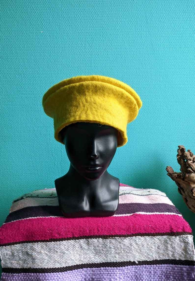 Historical Felted Men's Medieval Woolen Reenactor Hat Noble Headdress ...