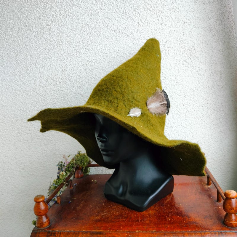 Red Wool Pointy Hat - Etsy UK