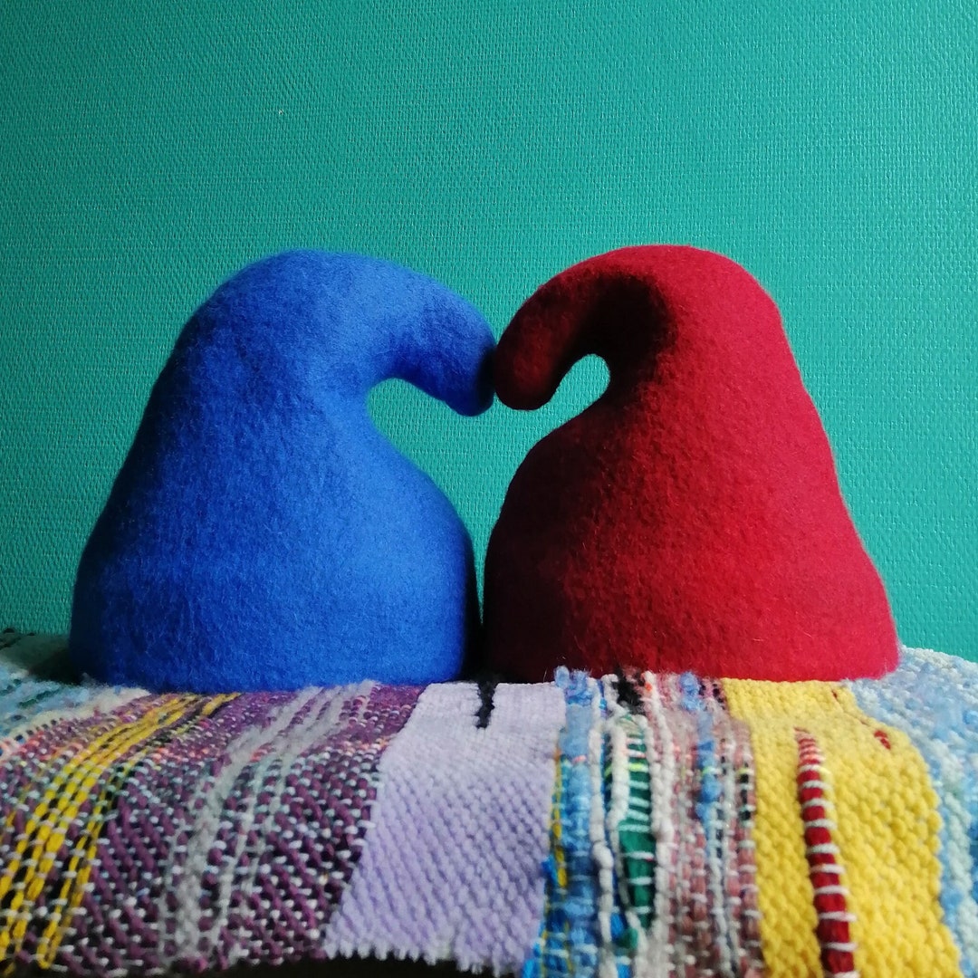 Phrygian Red Felt Wool Hat Medieval Men's and Women's - Etsy