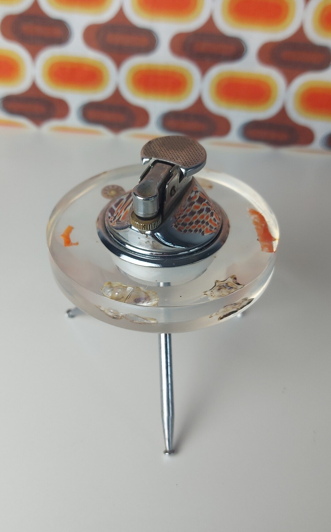 Rare Vintage Japanese UFO Gas Tripod Table Lighter With - Etsy